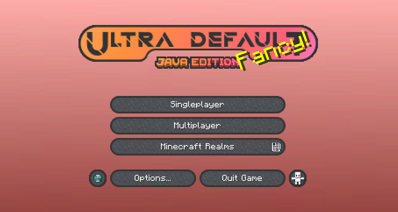 Ultra Default 2.0 -- Custom GUI Minecraft Texture Pack