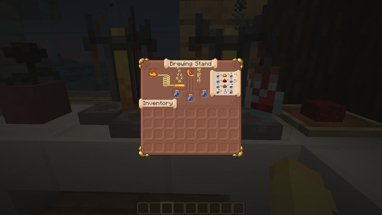 Antique GUI Minecraft Texture Pack