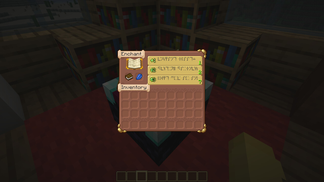 Antique GUI Minecraft Texture Pack