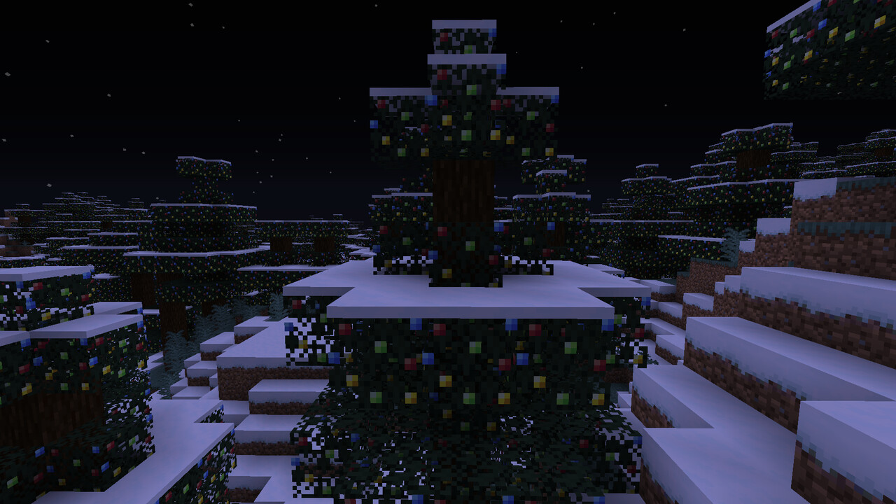 Spruce Christmas Leaves Minecraft Texture Pack