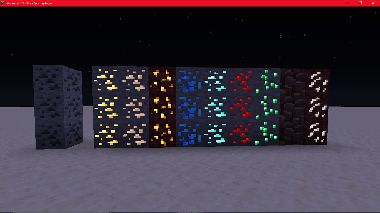 Emissive Ores Minecraft Texture Pack