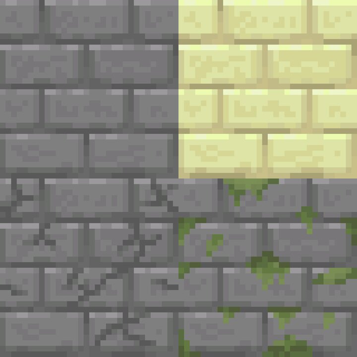 Uniform Bricks for Faithful Minecraft Texture Pack