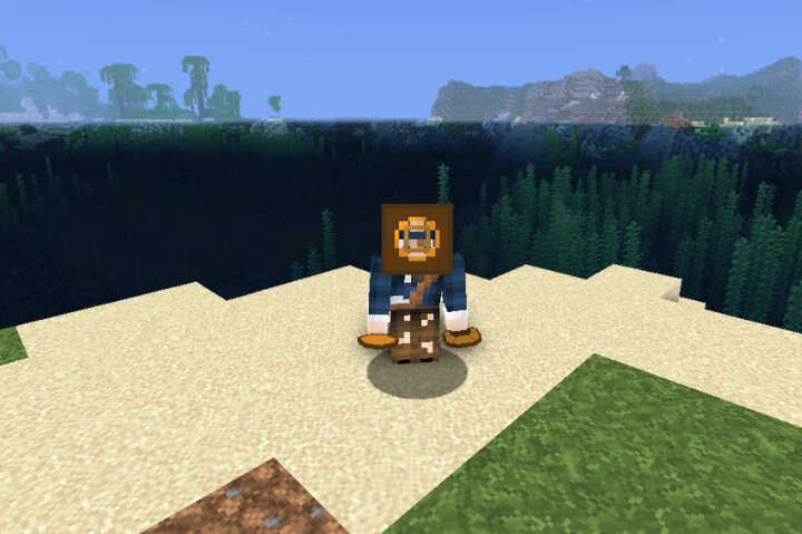 Turtle helmet to diving helmet Minecraft Texture Pack