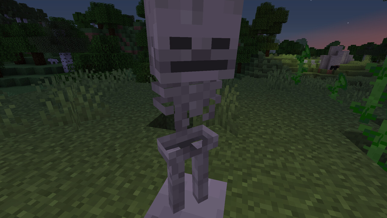 Skeleton Armor Stand (Optifine) Minecraft Texture Pack