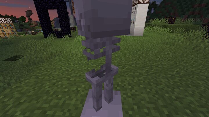 Skeleton Armor Stand (Optifine) Minecraft Texture Pack