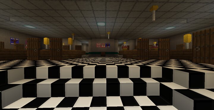 A Fnaf Texture pack for a Samgladiator fnaf nightmare map Minecraft ...