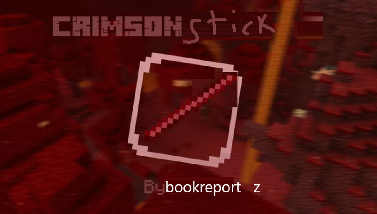 Crimson Stick Minecraft Texture Pack