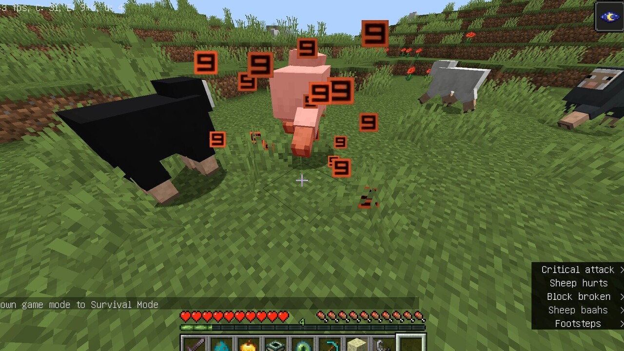 Undertale Hit Minecraft Texture Pack