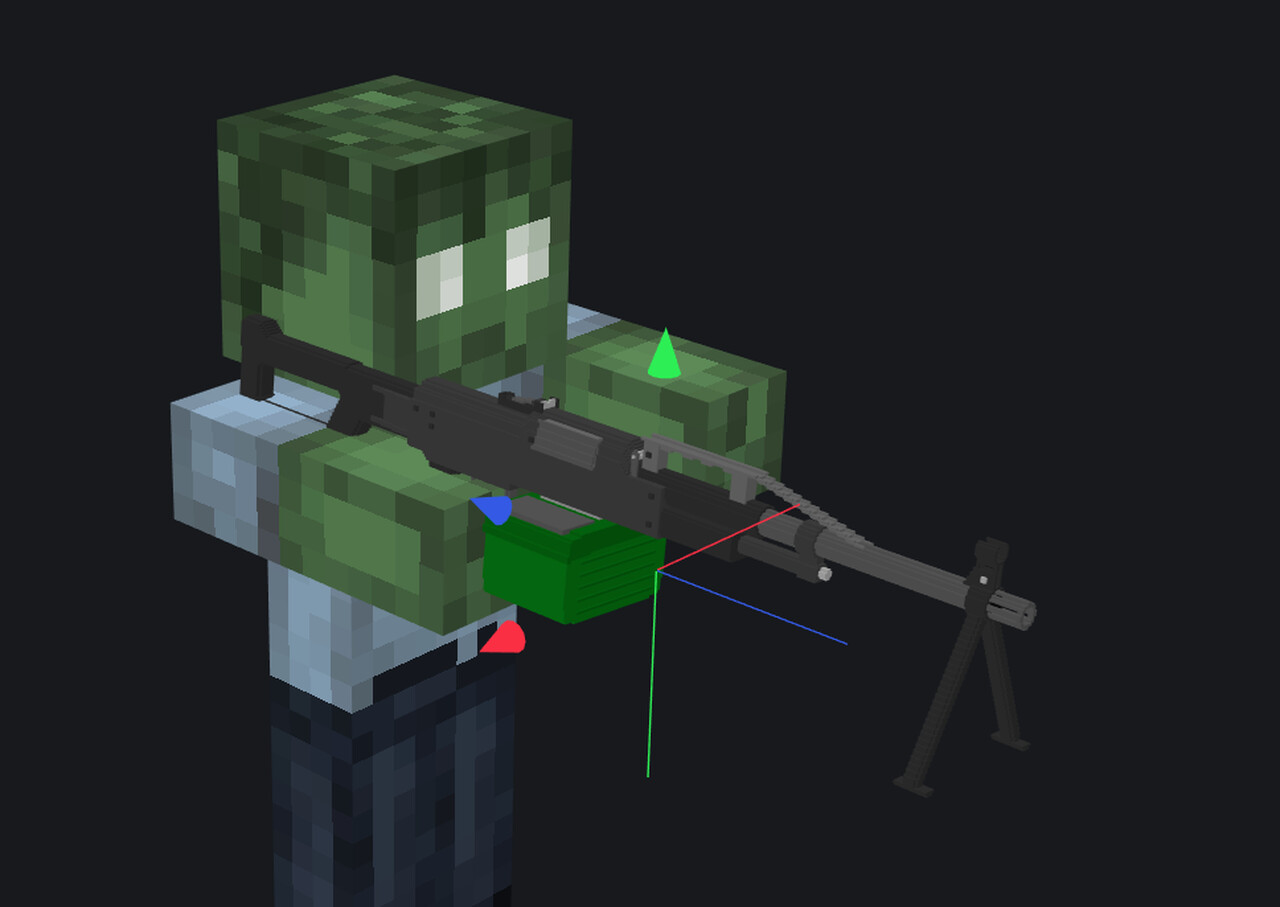 3D GUNS | PKP Pecheneg! (1.12+) Minecraft Texture Pack