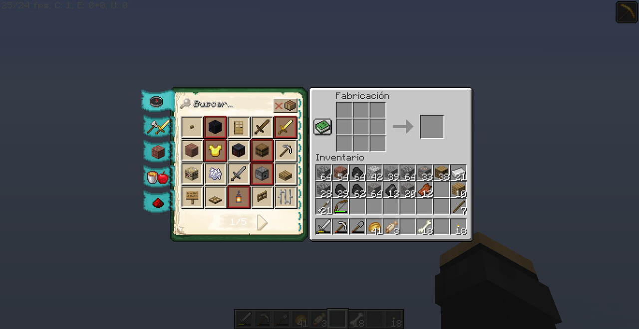 Recipe book design Minecraft Texture Pack