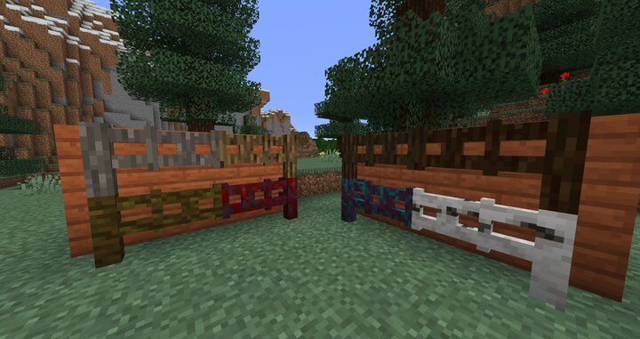 Wooden fences Minecraft Texture Pack