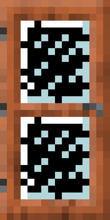 windowed doors Minecraft Texture Pack