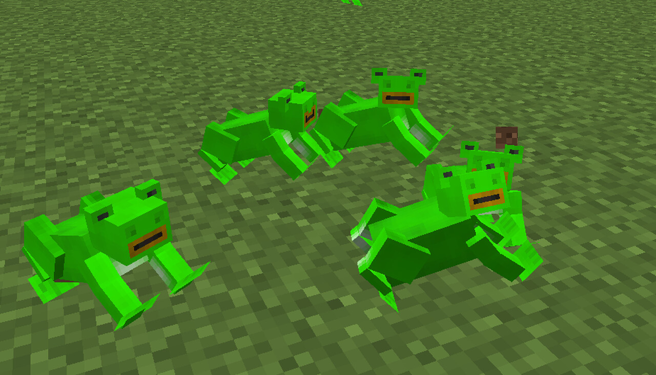 Frog/toad pack Minecraft Texture Pack