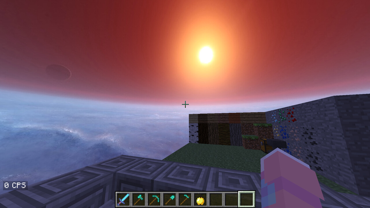 Sun Space Sky Overlay (custom sky overlay!) Minecraft Texture Pack