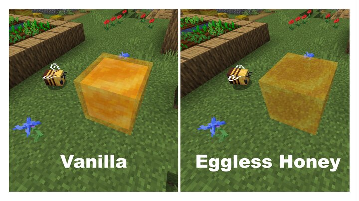 Eggless Honey Blocks Minecraft Texture Pack