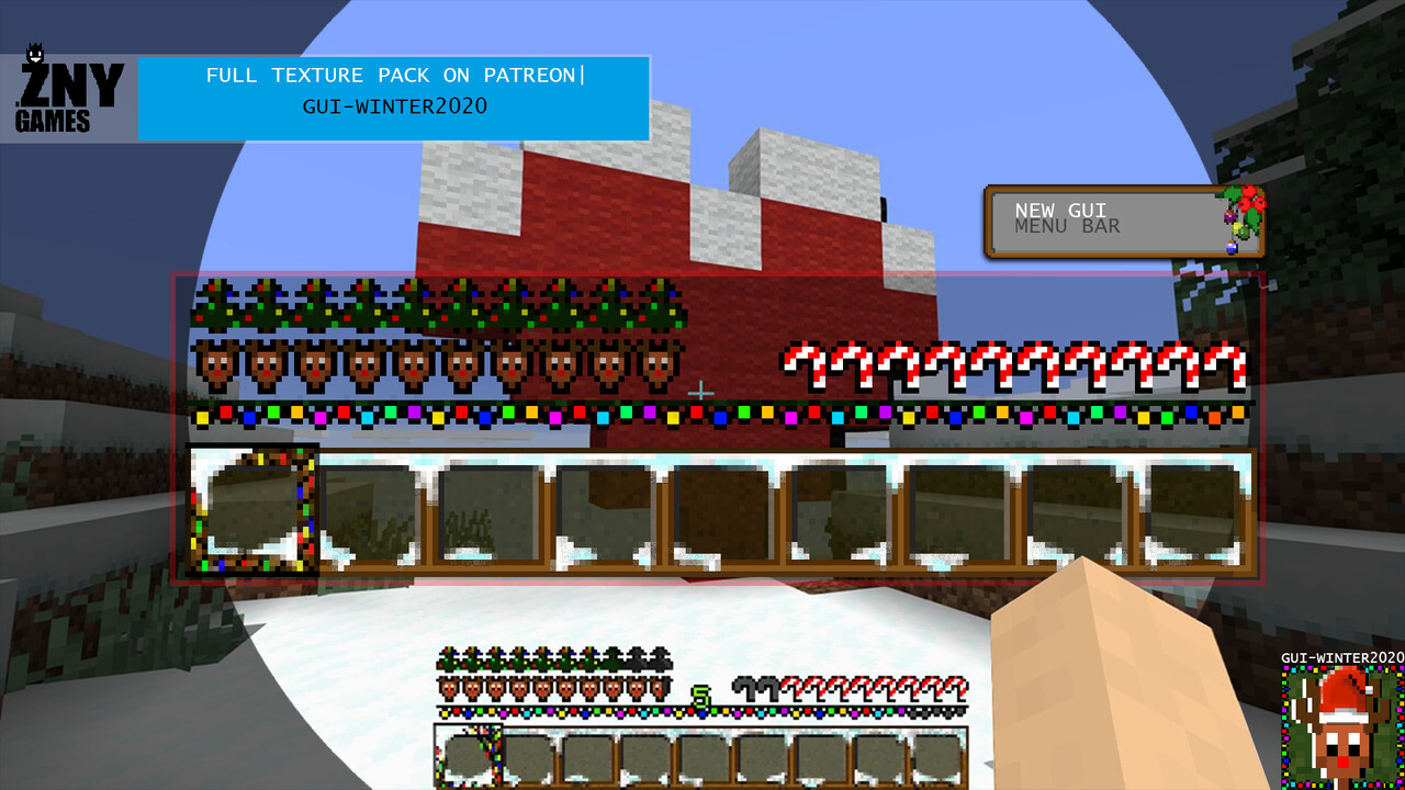GUI-TEXTURE PACK WINTER2020 | 1.14.x Minecraft Texture Pack