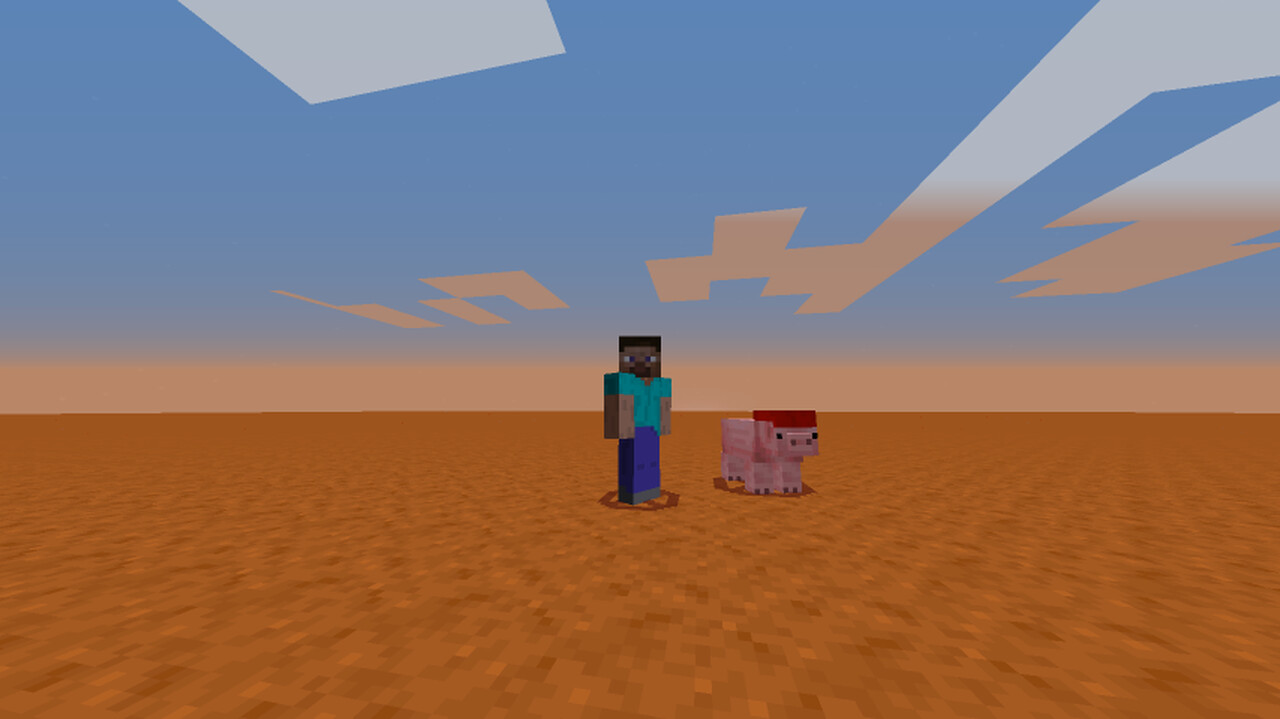 X marks the shadow. Minecraft Texture Pack