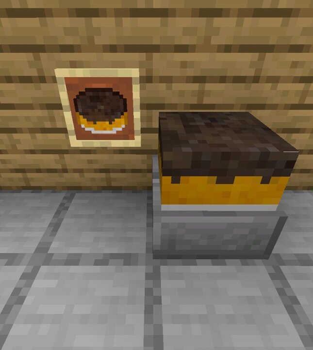 Carrot cake Minecraft Texture Pack