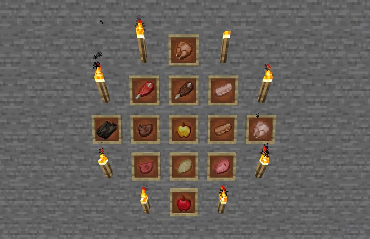 Flareon's 1.16 Food Overlay Pack Minecraft Texture Pack