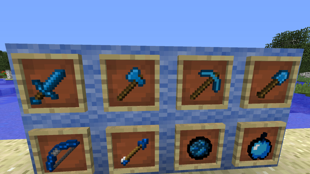 blue texture pack Minecraft Texture Pack