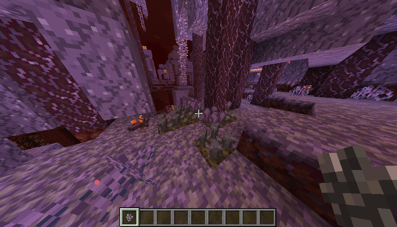 Crimson to Lavenderraye Forest Minecraft Texture Pack