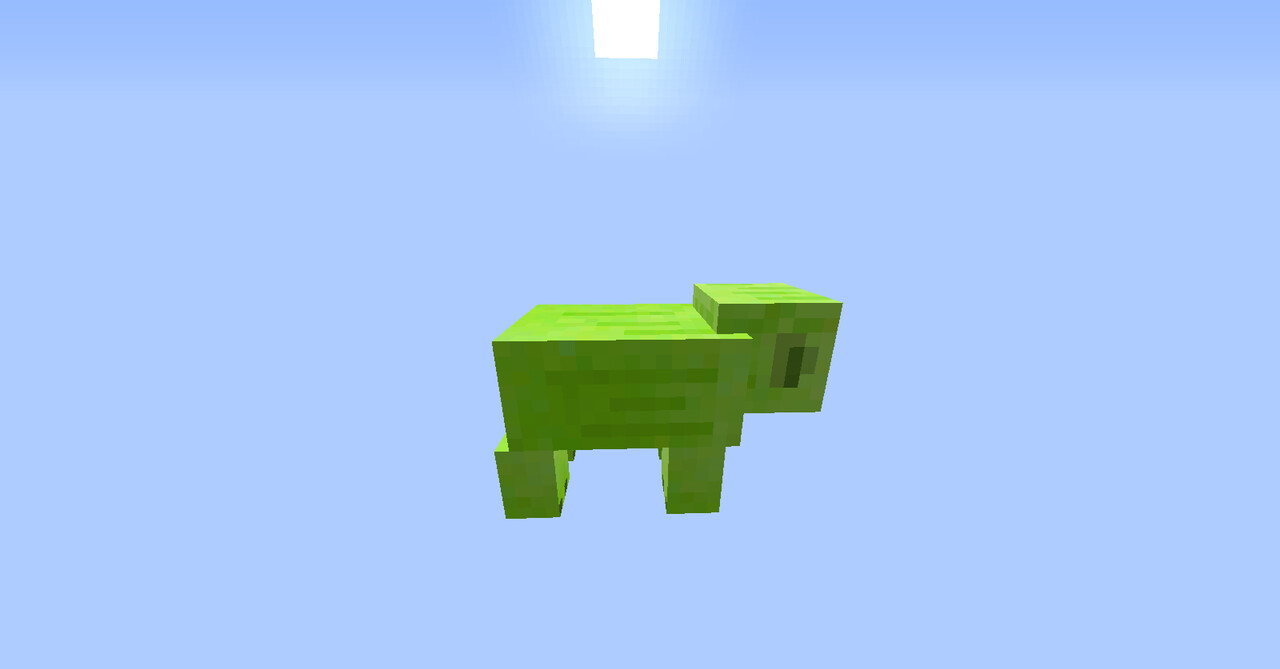 Green Pigs! (Inspired by Angry Birds!) 1.16+ Minecraft Texture Pack