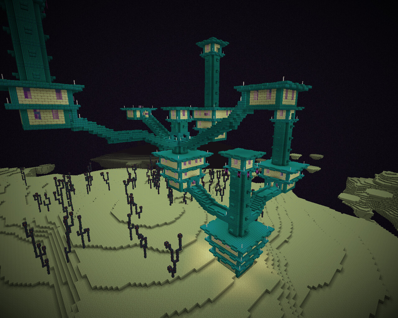 Warped Chorus Minecraft Texture Pack