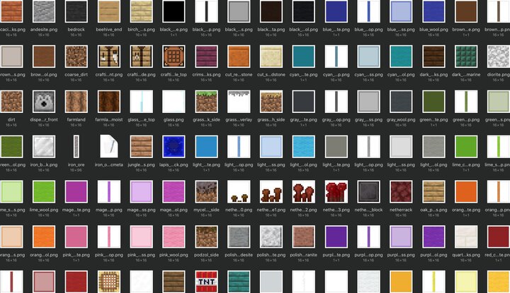 Just a little bit smoother blocks (+ 1x1 pixel concrete) Minecraft ...