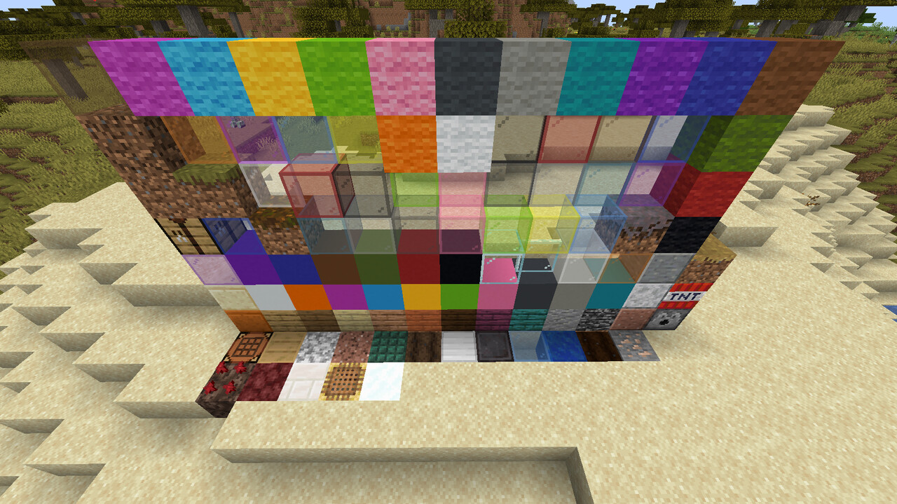 Just a little bit smoother blocks (+ 1x1 pixel concrete) Minecraft ...