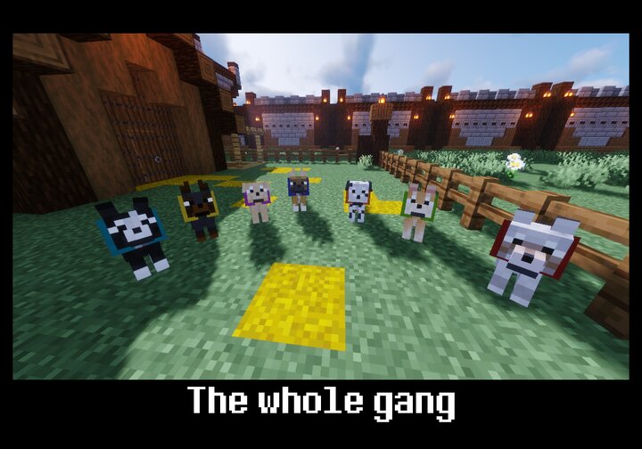 Additional Dog Breeds Minecraft Texture Pack