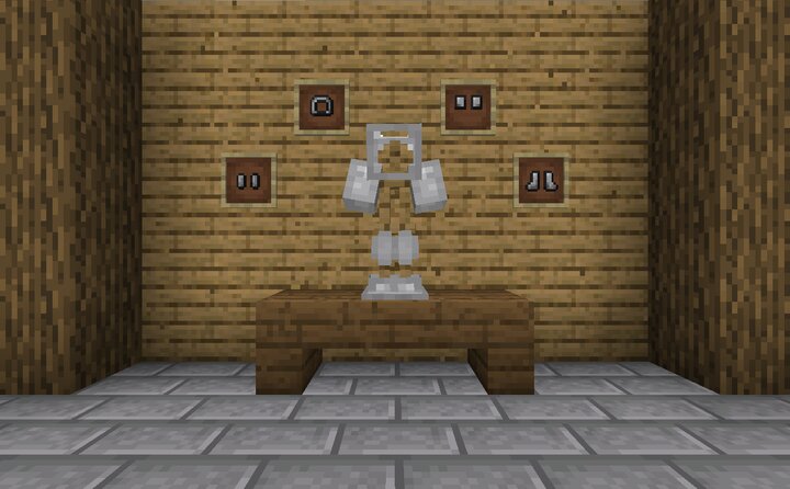 Less Obtrusive Armor Minecraft Texture Pack