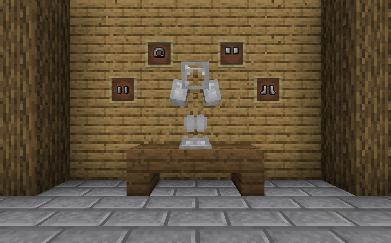Less Obtrusive Armor Minecraft Texture Pack
