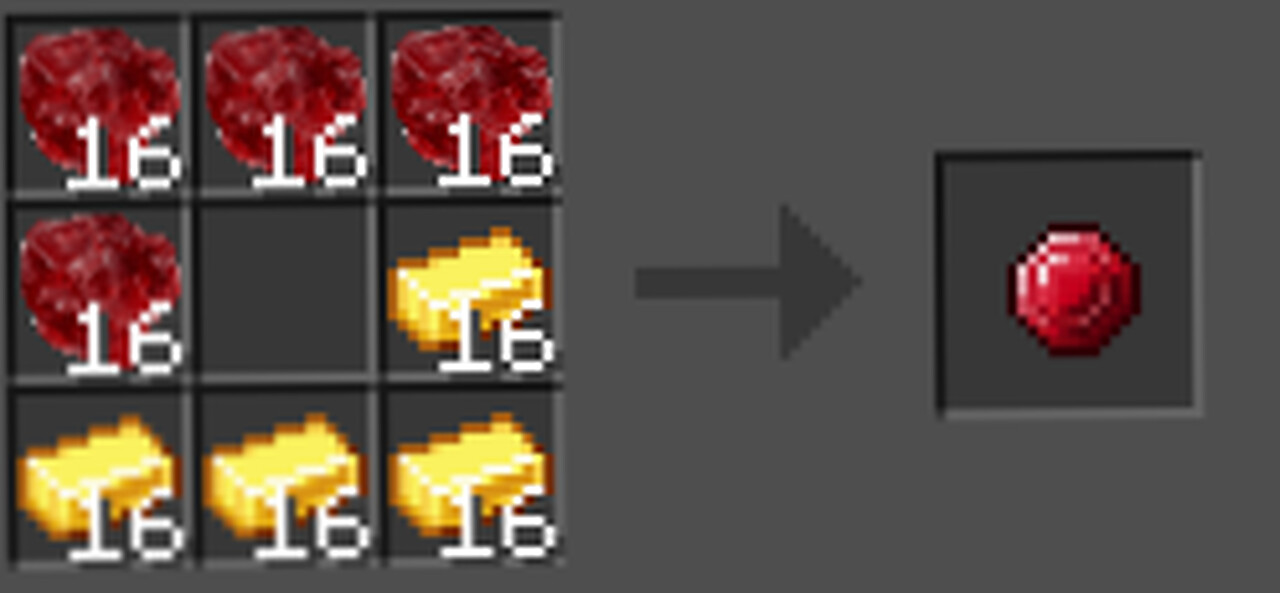 Netherite to Ruby Minecraft Texture Pack