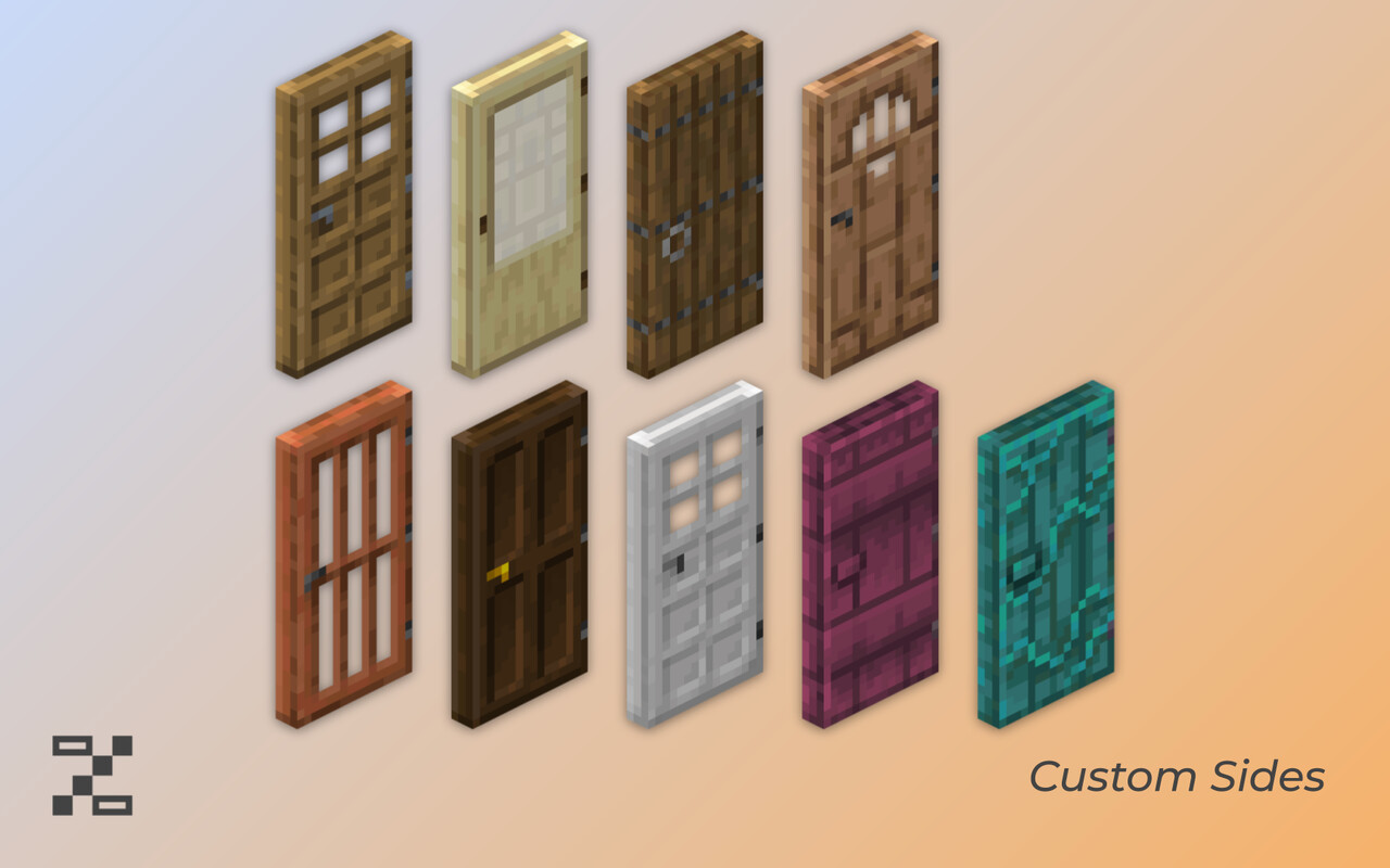 [ v1.4.1 | 1.16 ] - Better Doors - Proper Sides and Faces Minecraft ...