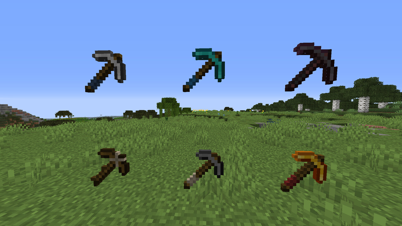 Tools&Weapons+ Minecraft Texture Pack