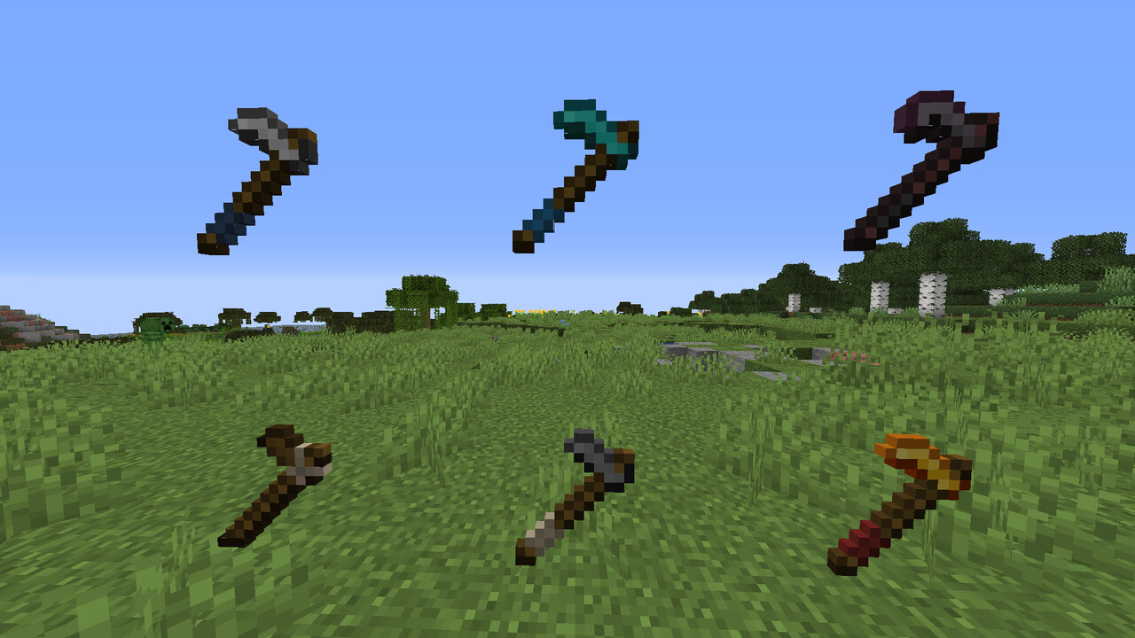 Tools&Weapons+ Minecraft Texture Pack