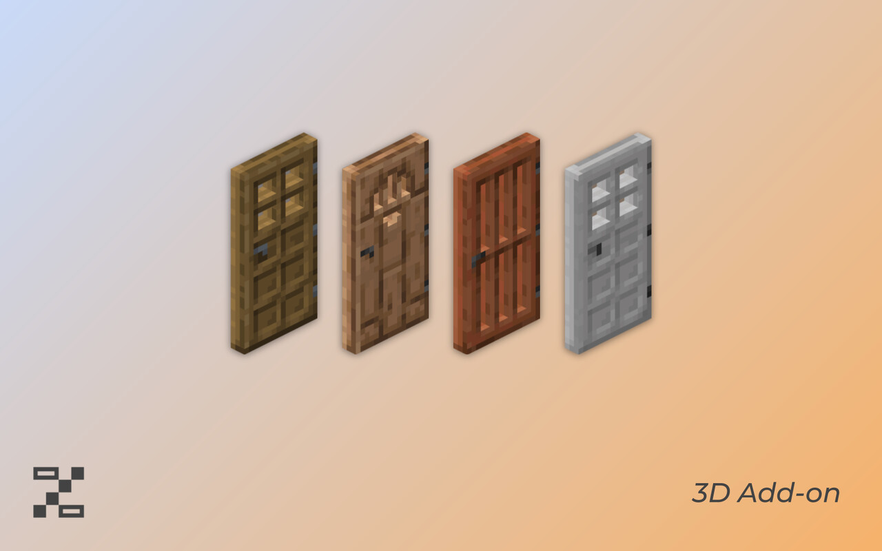 [ v1.4.1 | 1.16 ] - Better Doors - Proper Sides and Faces Minecraft ...