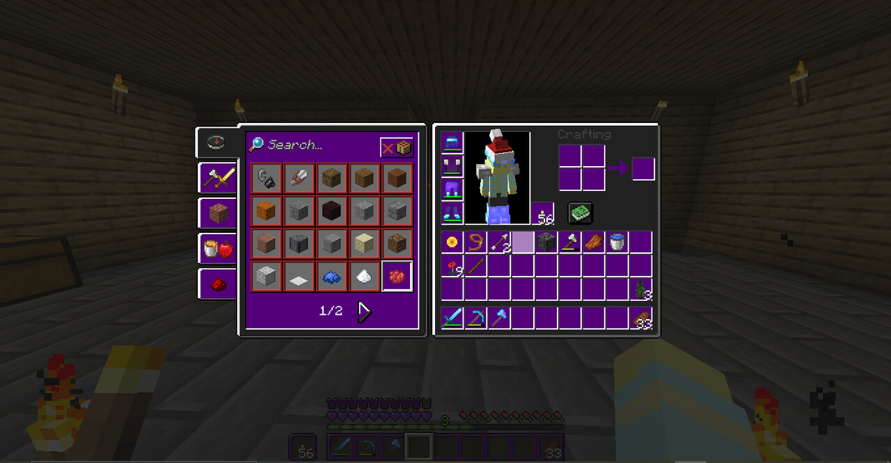 Dark Matter GUI Minecraft Texture Pack