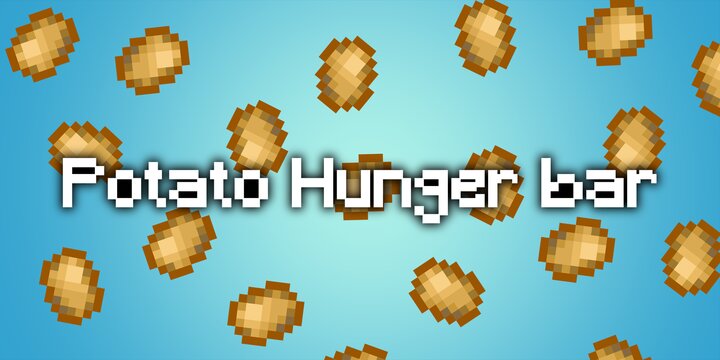 Potato Hunger Bar 116x Minecraft Texture Pack