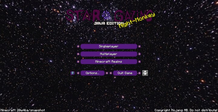 Constellations (Formerly known as Star Gazing) Minecraft Texture Pack