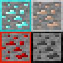 Ore Borders (works with any resource pack) Minecraft Texture Pack