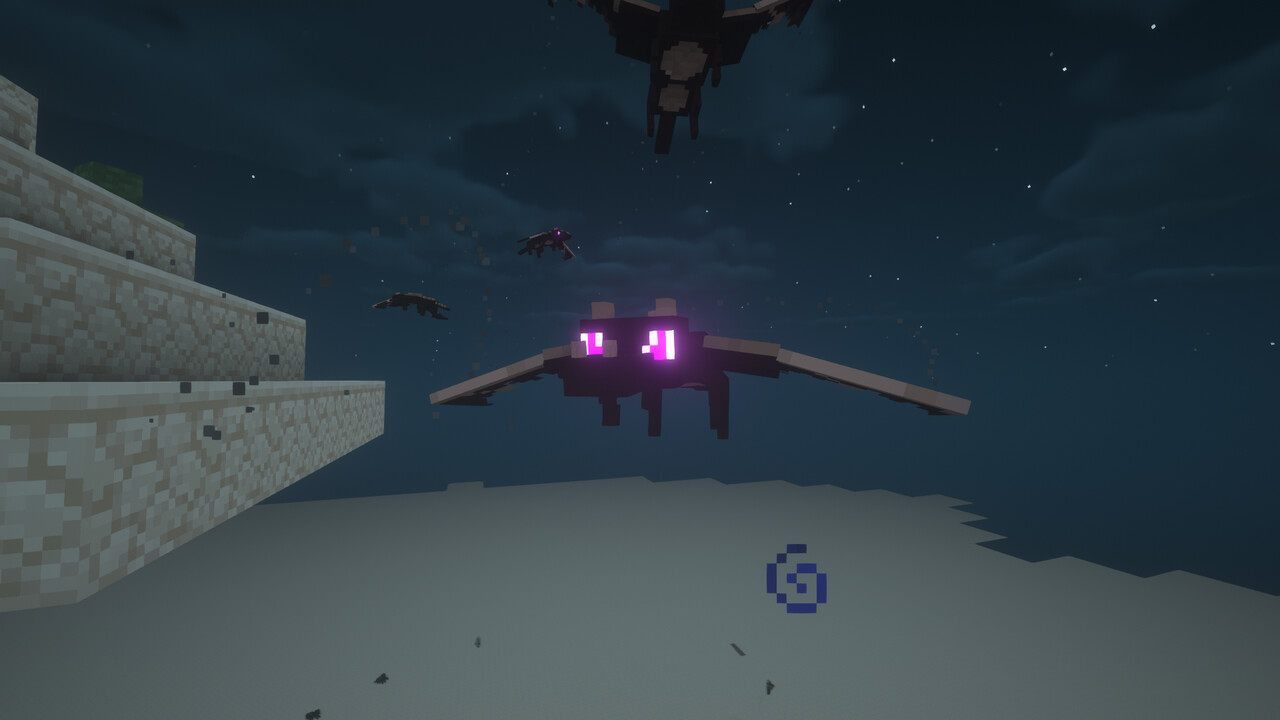 Baby EnderDragon Phantom + Variants(Optifine) Minecraft Texture Pack