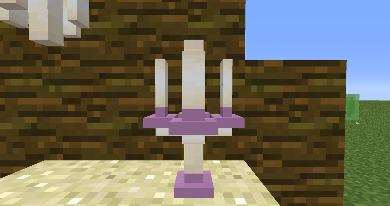Manilla End Rod Chandelier Minecraft Texture Pack