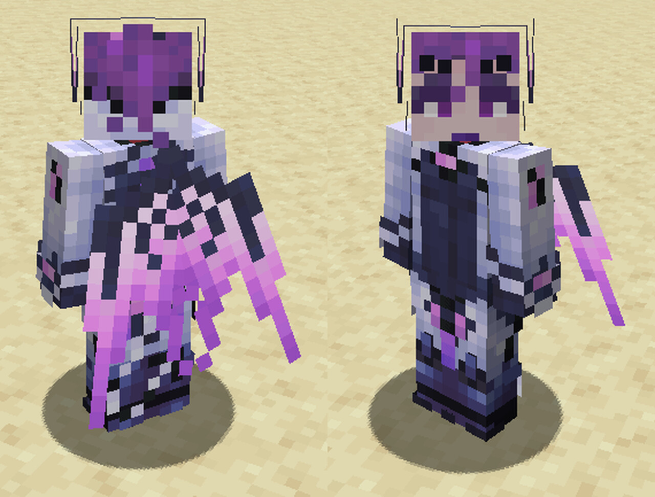 Imp Mercy's Accessories - Helmet, Sword and Elytra Texture - Overwatch ...