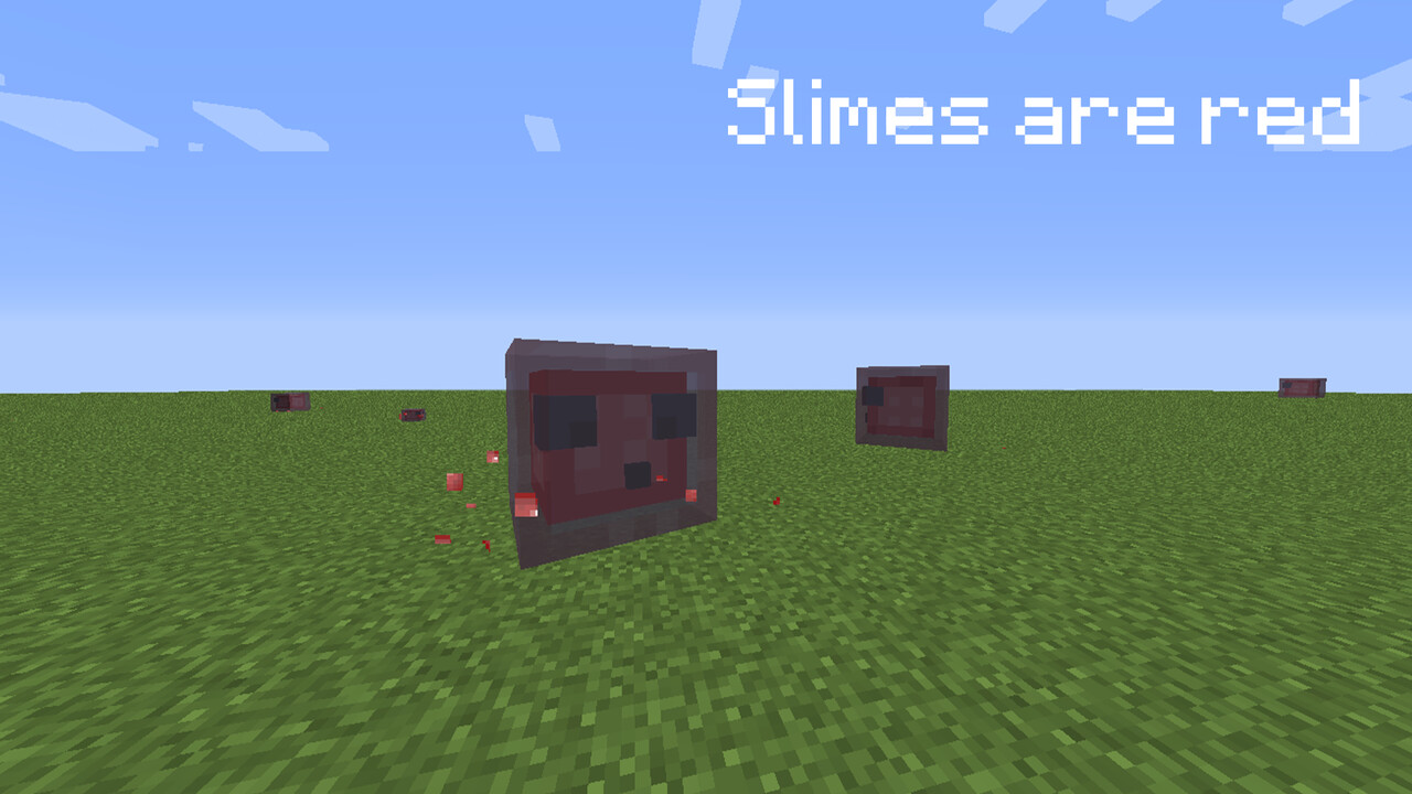 Red Slime Minecraft Texture Pack