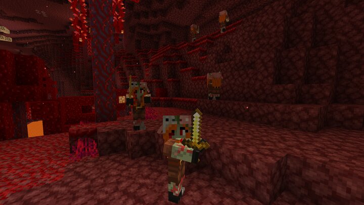 Piglin Anime Girls [Optifine Required] Minecraft Texture Pack