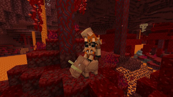 Piglin Anime Girls [Optifine Required] Minecraft Texture Pack