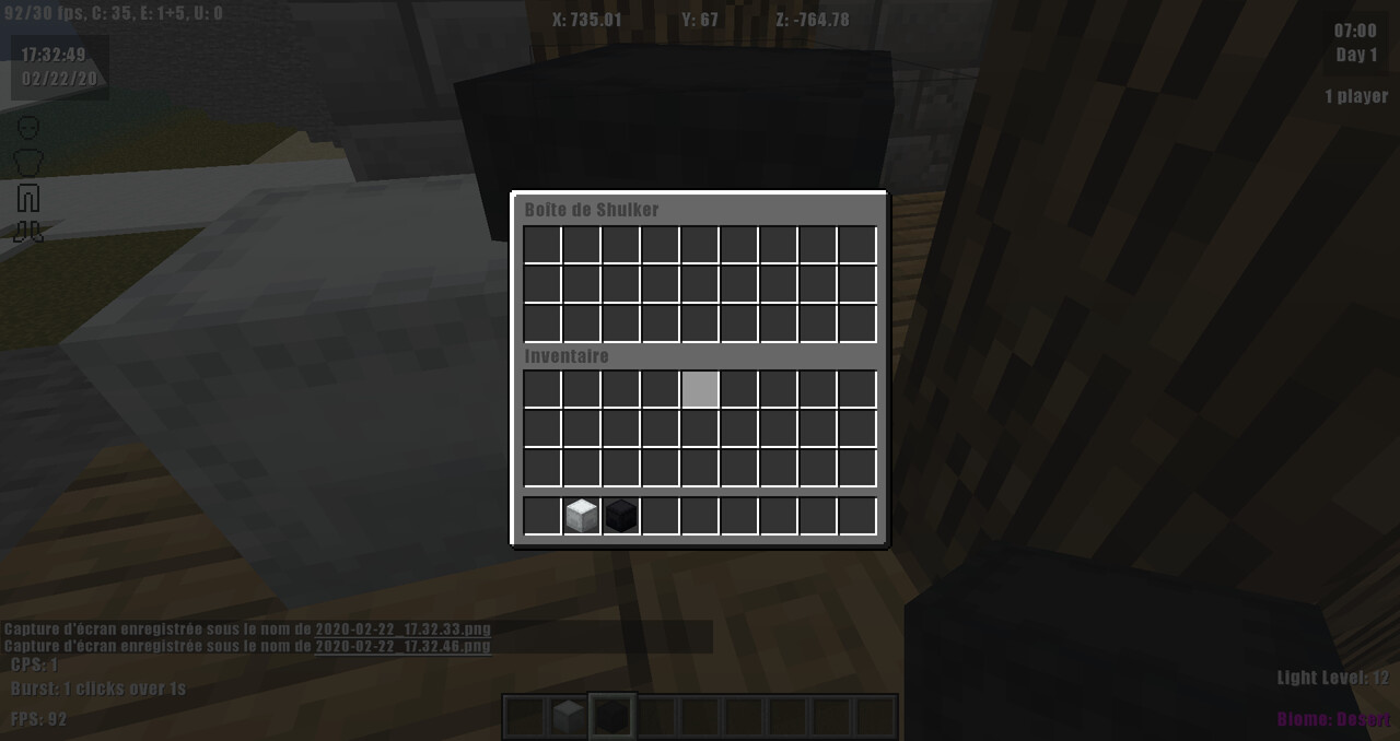 Colored Shulker GUI (Optifine) Minecraft Texture Pack