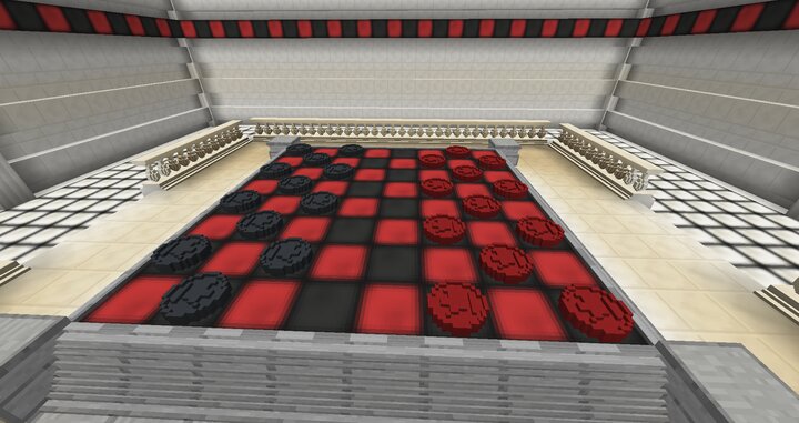 Parlour Games - Checkers & Chess PVP Arena Minecraft Texture Pack
