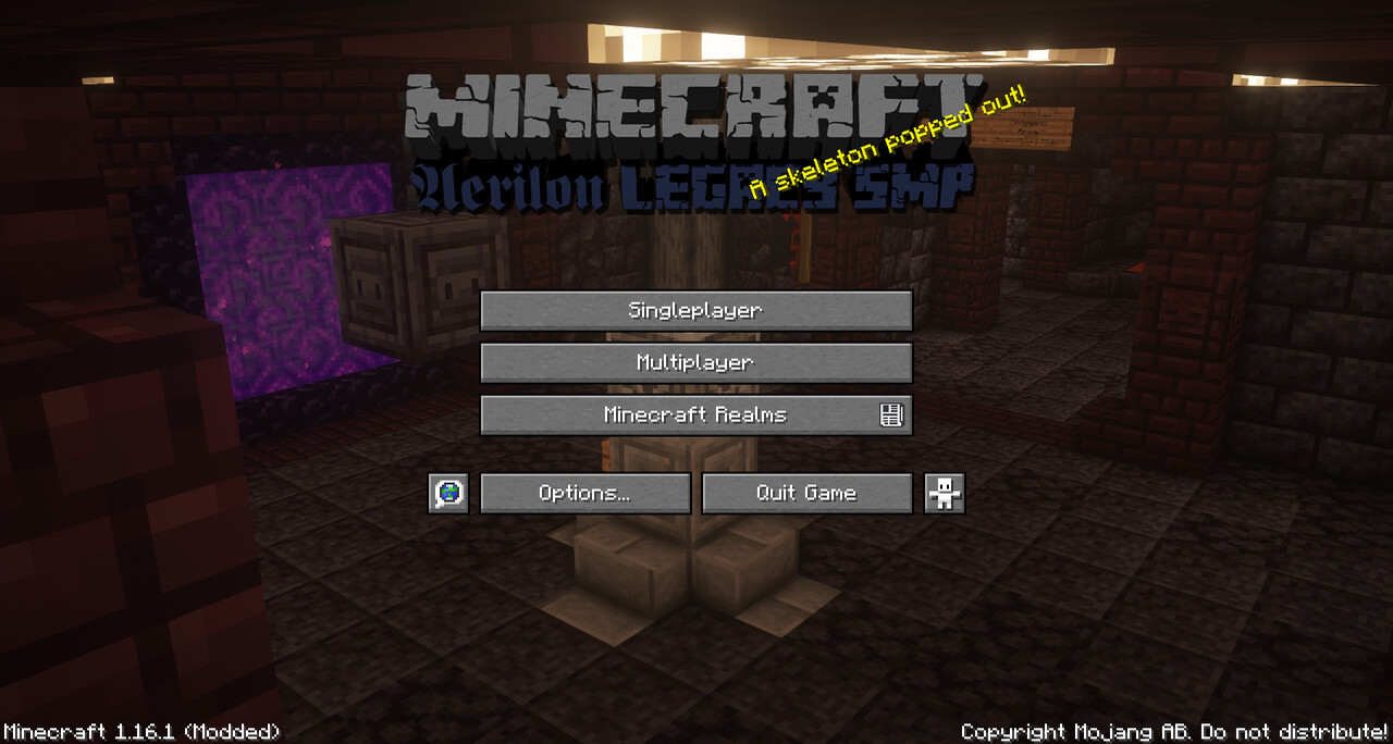Aerilon SMP Custom Main Menu! Minecraft Texture Pack